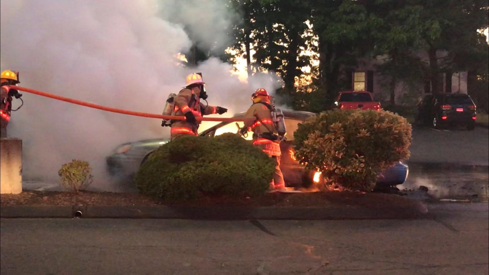 Orange Firefighters Extinguish Car Fire – Milford-Orange Times